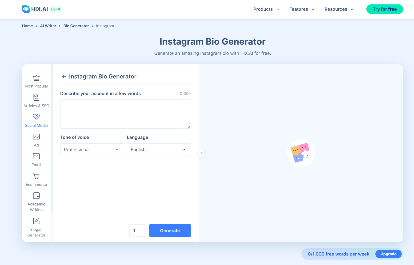 Top 5 Instagram Bio Generators to Help You Stand Out