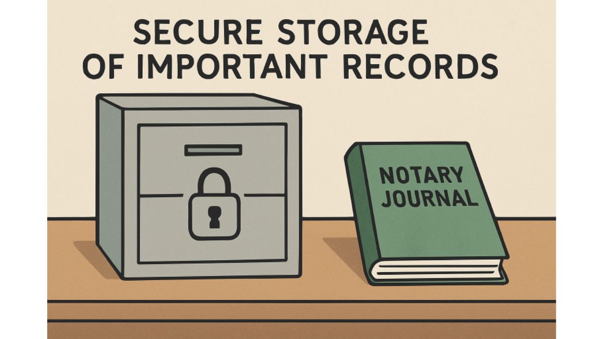 Organizational Tips for Keeping Notary Records Secure